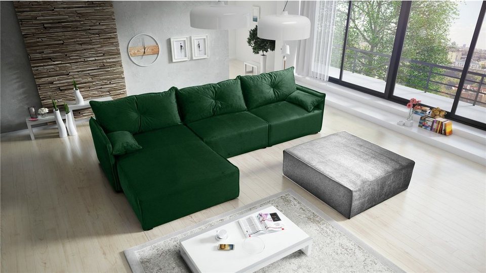 Fun Möbel Ecksofa Hunter Ottomane Rechts Oder Links Inkl