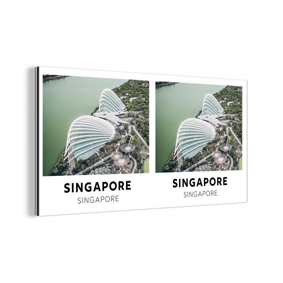 Muchowow Metallbild Singapur Architektur Asien 1 St