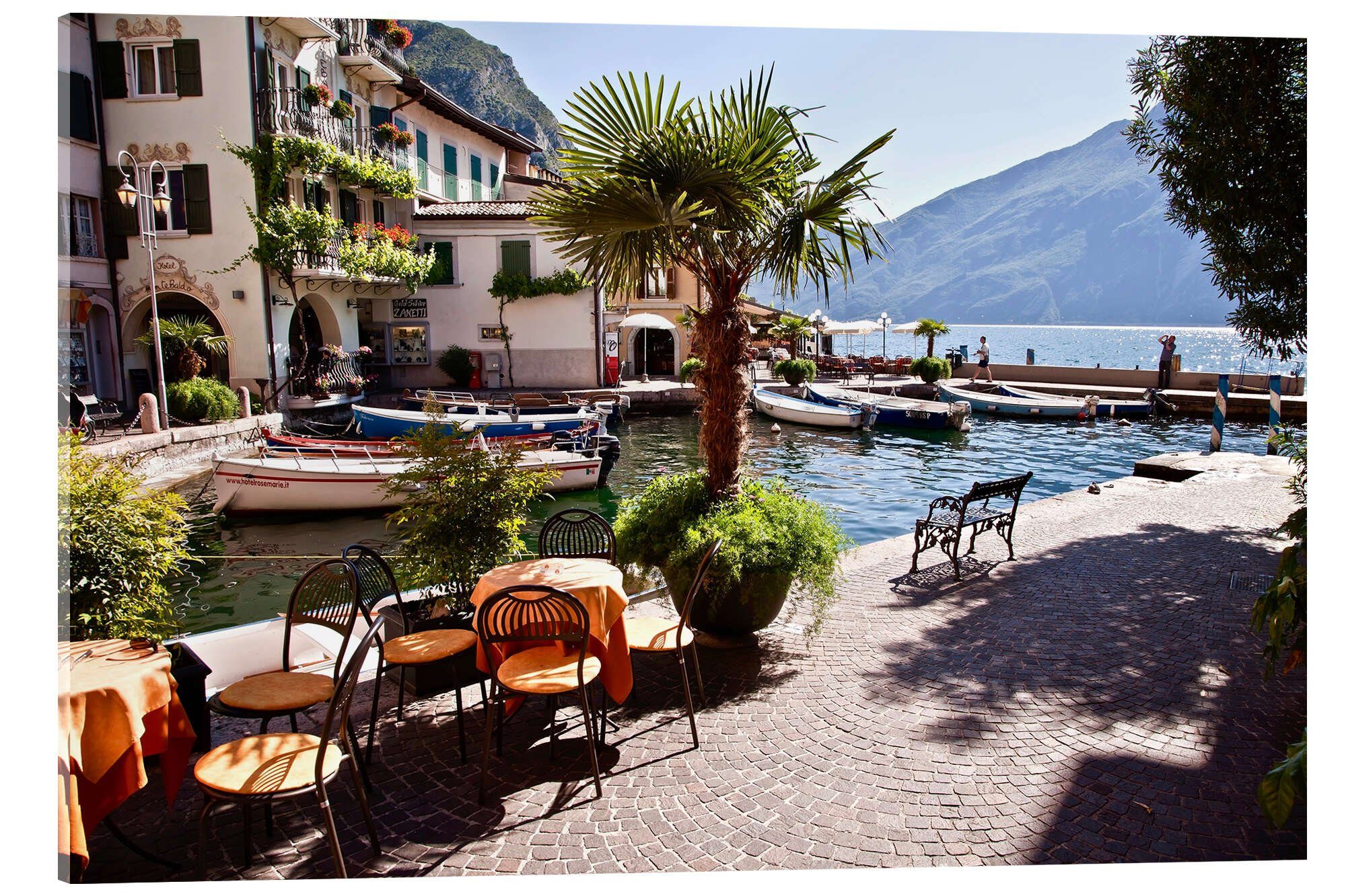Posterlounge Acrylglasbild Editors Choice Kleines Café In Limone Am