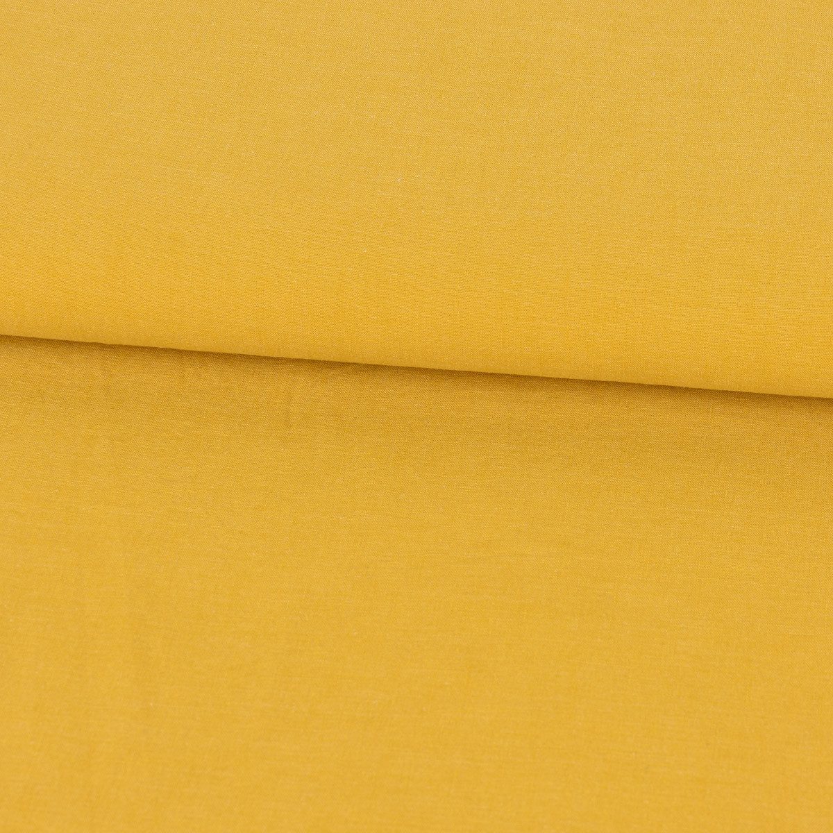 SchÖner Leben Stoff Bekleidungsstoff Sorona Leinen Stretch Uni Ocker