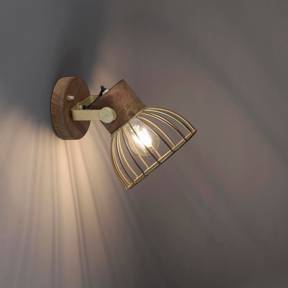 Click Licht Deckenleuchte Wand Und Deckenleuchte Alami In Messing Matt