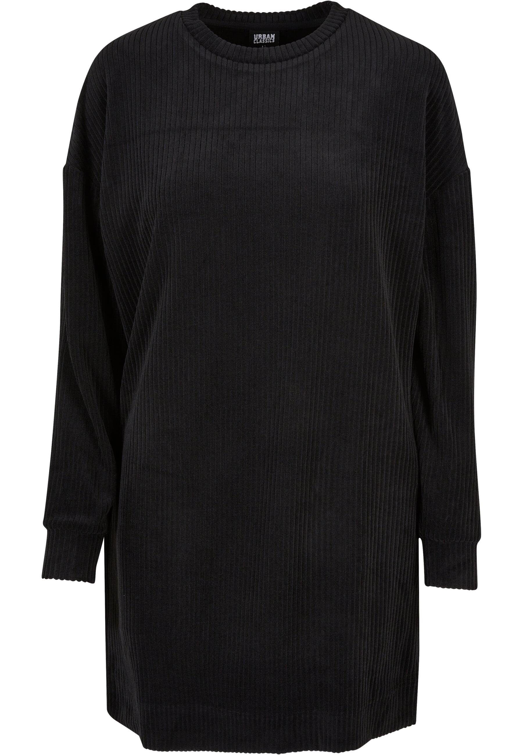 Urban Classics Shirtkleid Urban Classics Damen Ladies Velvet Rib Crew