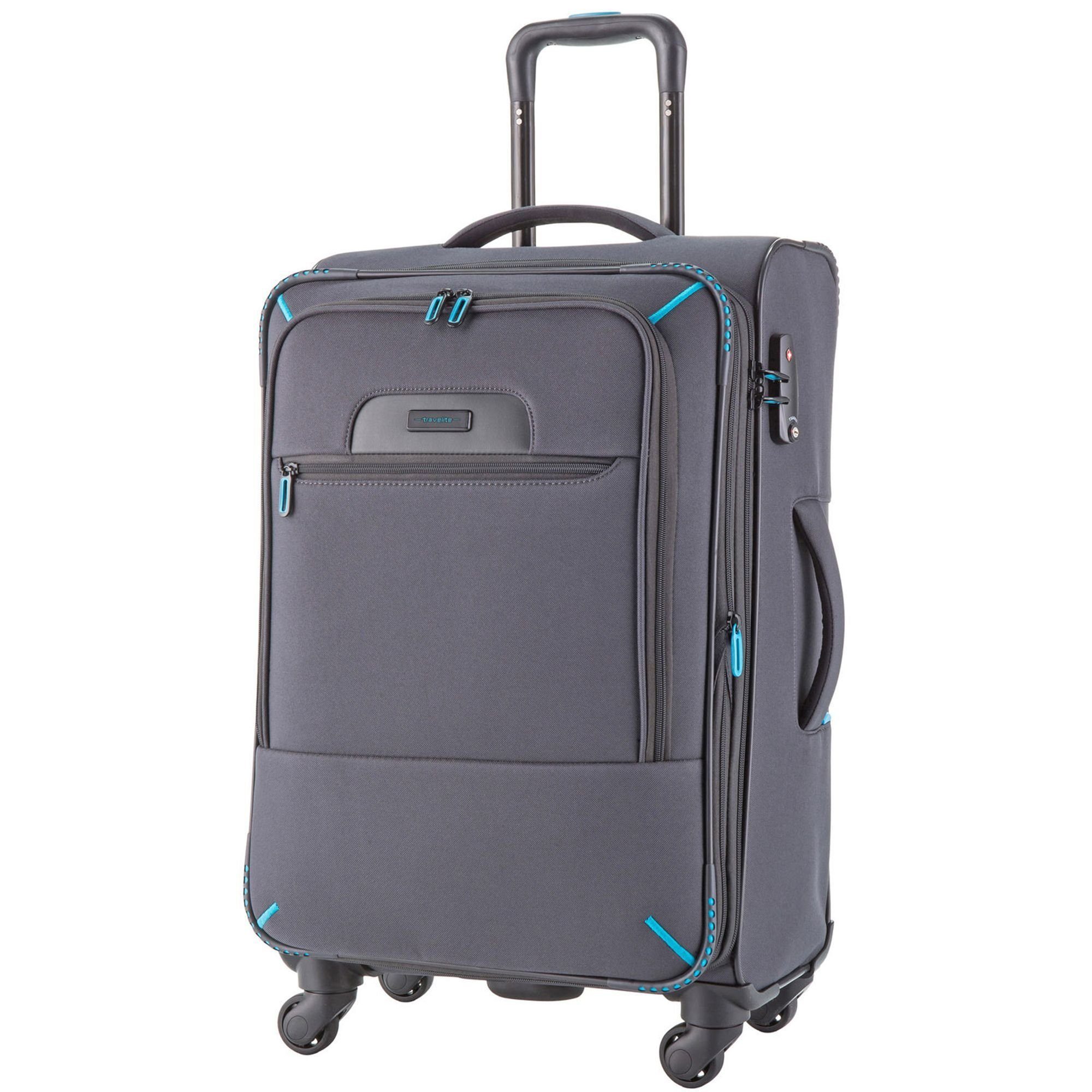 travelite Weichgepäck-Trolley CrossLITE, 4 Rollen, Polyester