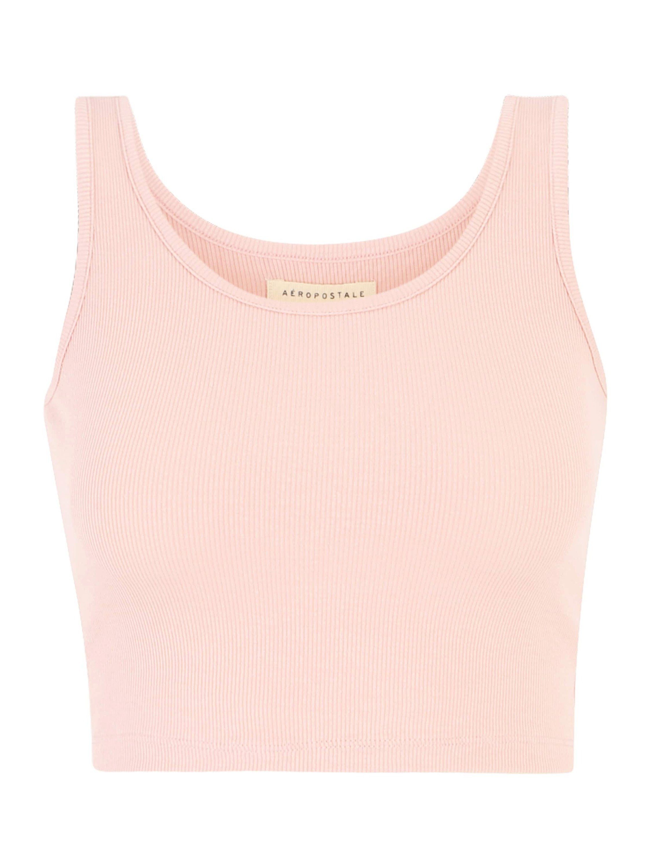 AÈropostale Shirttop 1 Tlg Plainohne Details Strukturierter Griff
