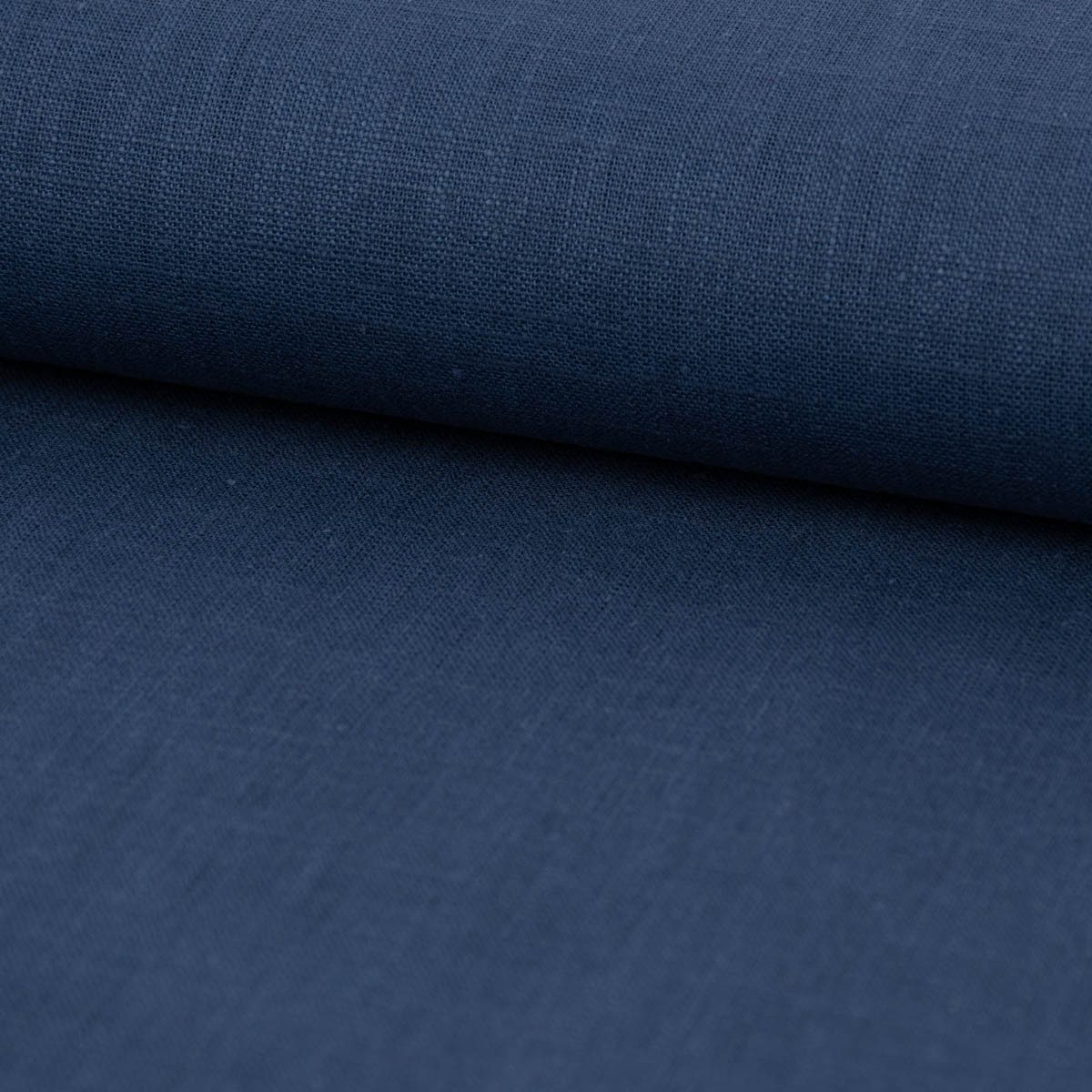 SchÖner Leben Stoff Leinenstoff Mit Baumwolle Vorgewaschen Uni Indigo