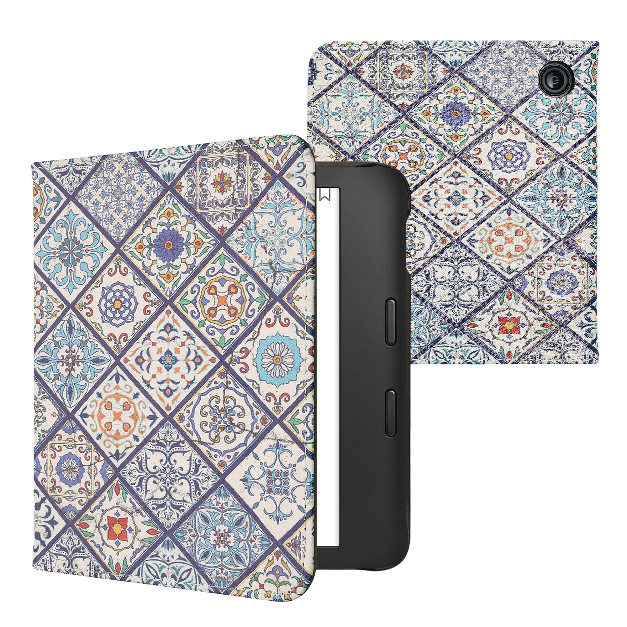 Kwmobile Tablet Hülle Klapphülle Für Kobo Libra 2 Hülle Ereader Mit