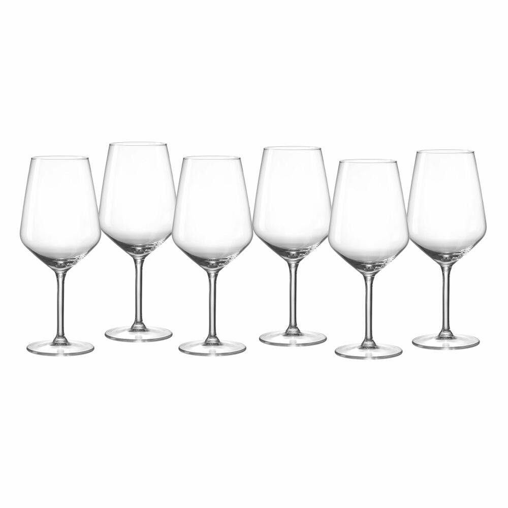 Ritzenhoff & Breker Rotweinglas Flamenco Burgunder 6er Set, Glas, Aus der Serie Flamenco von ...