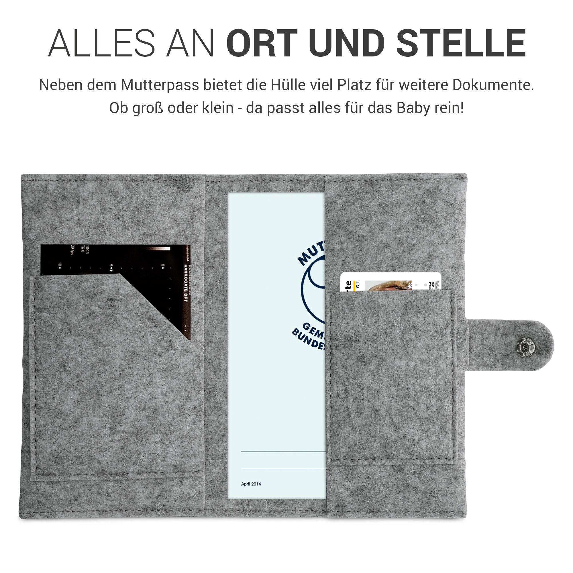 kwmobile Mutterpass-Hülle Hülle für den österreichischen Mutter-Kind ...