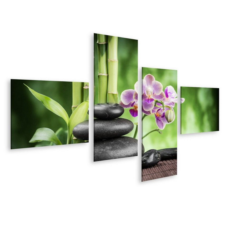 Islandburner Leinwandbild Bild Auf Leinwand Spa Konzept Zen Basalt