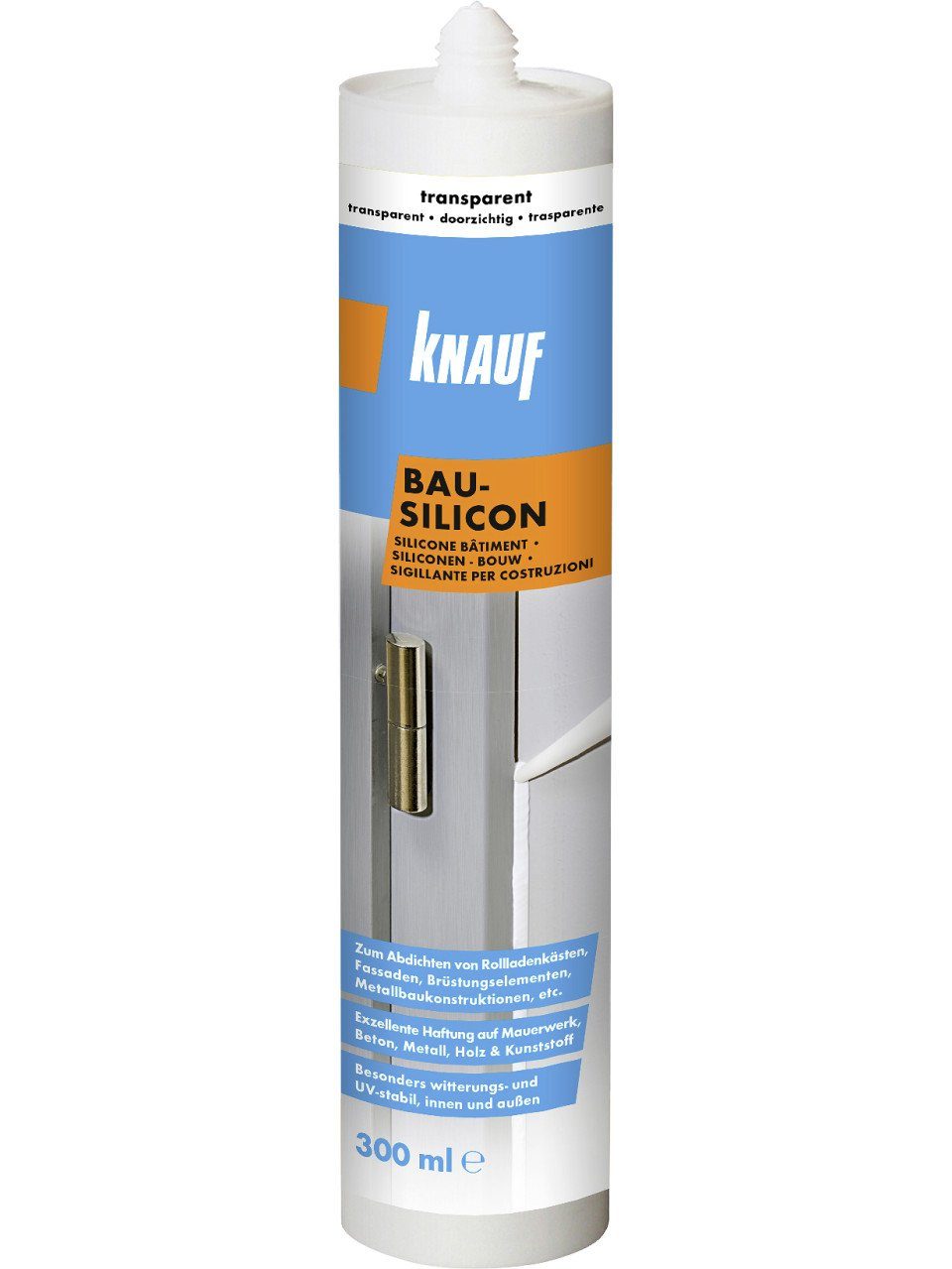 KNAUF Silikon Knauf Bau Silikon transparent 300 ml