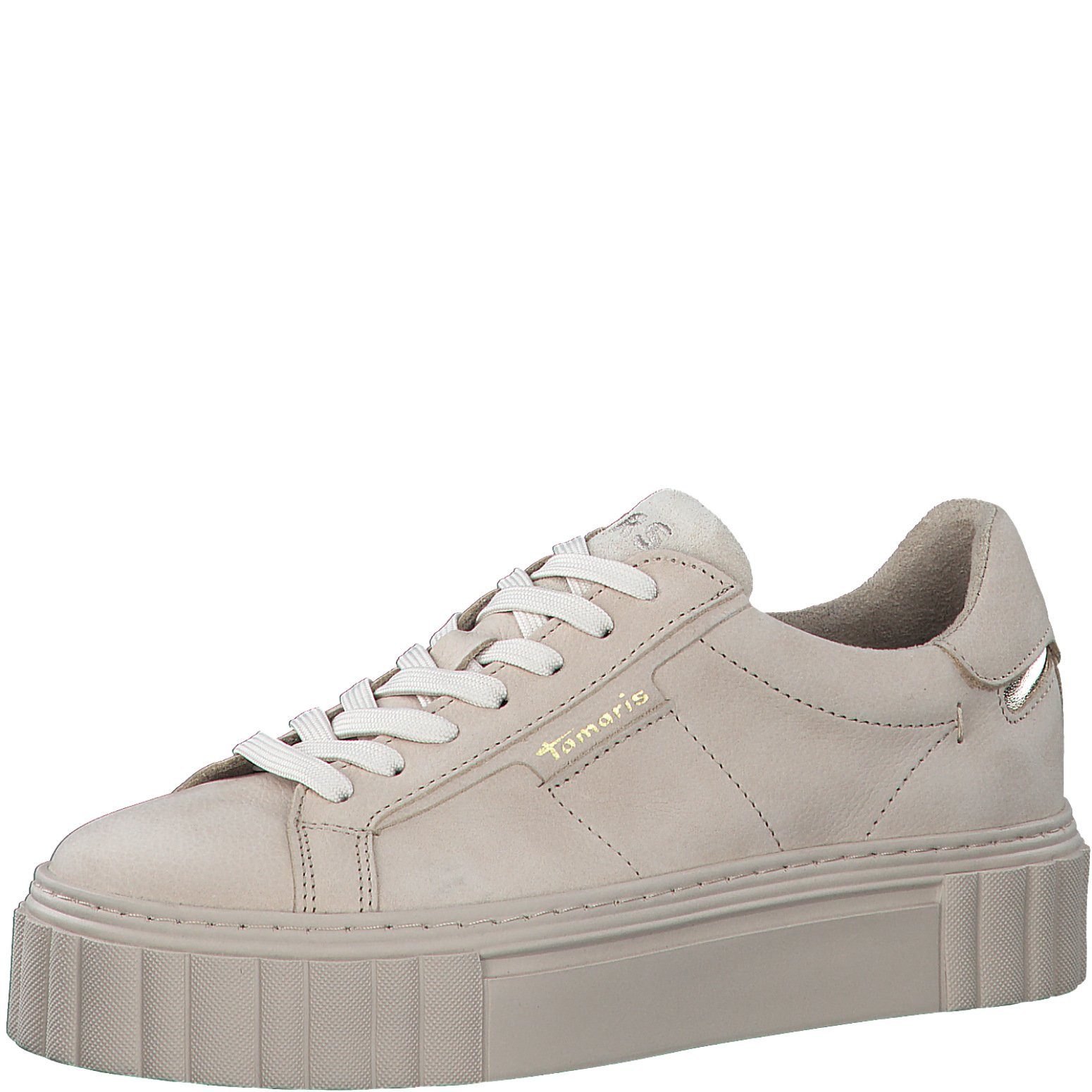 Tamaris Tamaris Damen Plateau Sneaker beige Sneaker, Schnürverschluss