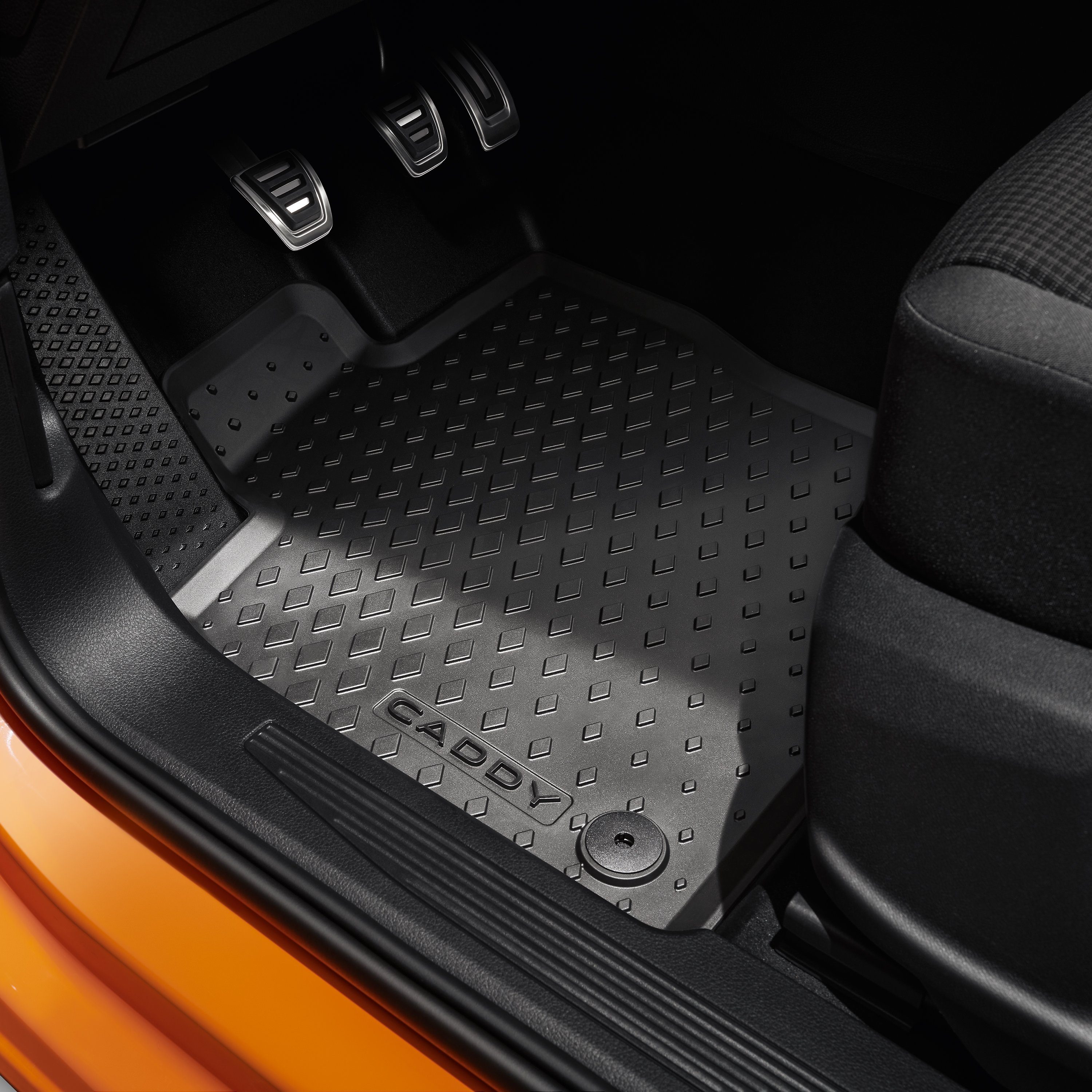 Volkswagen Passform-Fußmatten VW Caddy 5 (4,00 St), für Volkswagen Caddy V, Typ SB ...