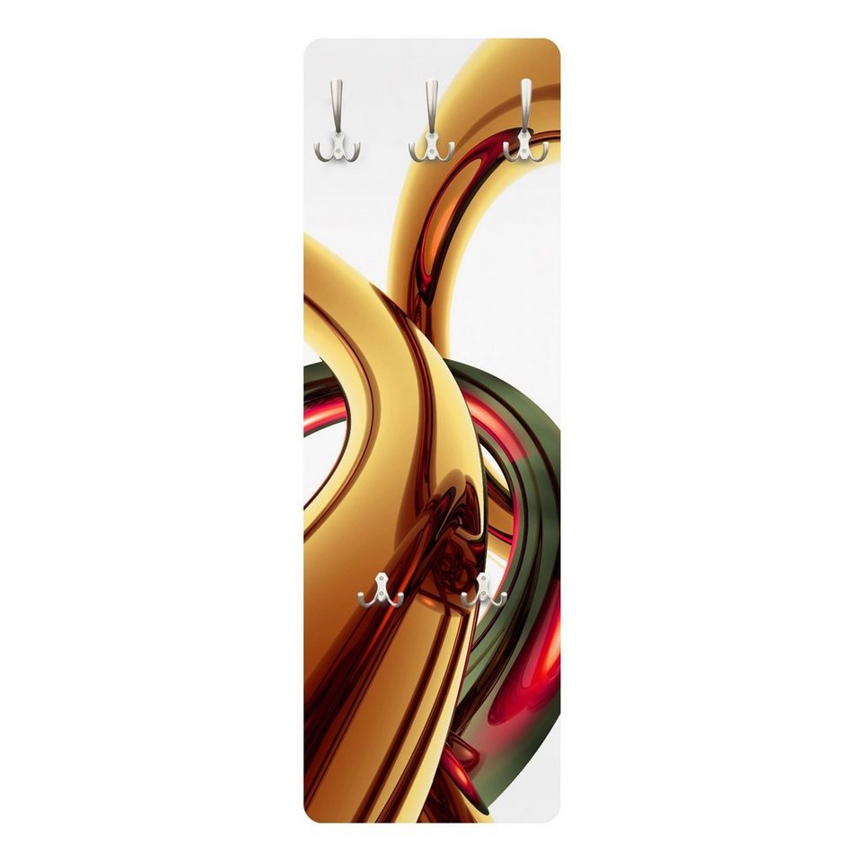 Bilderdepot24 Garderobenpaneel Design Abstrakt Stunning Gold Style