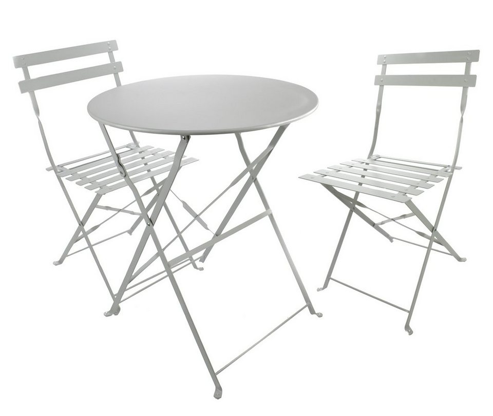 Bubble-Store Balkonset »Bistroset Metall«, (Bistrogarnitur für Balkon ... Bubble-Store Balkonset »Bistroset Metall«, (Bistrogarnitur für Balkon ...