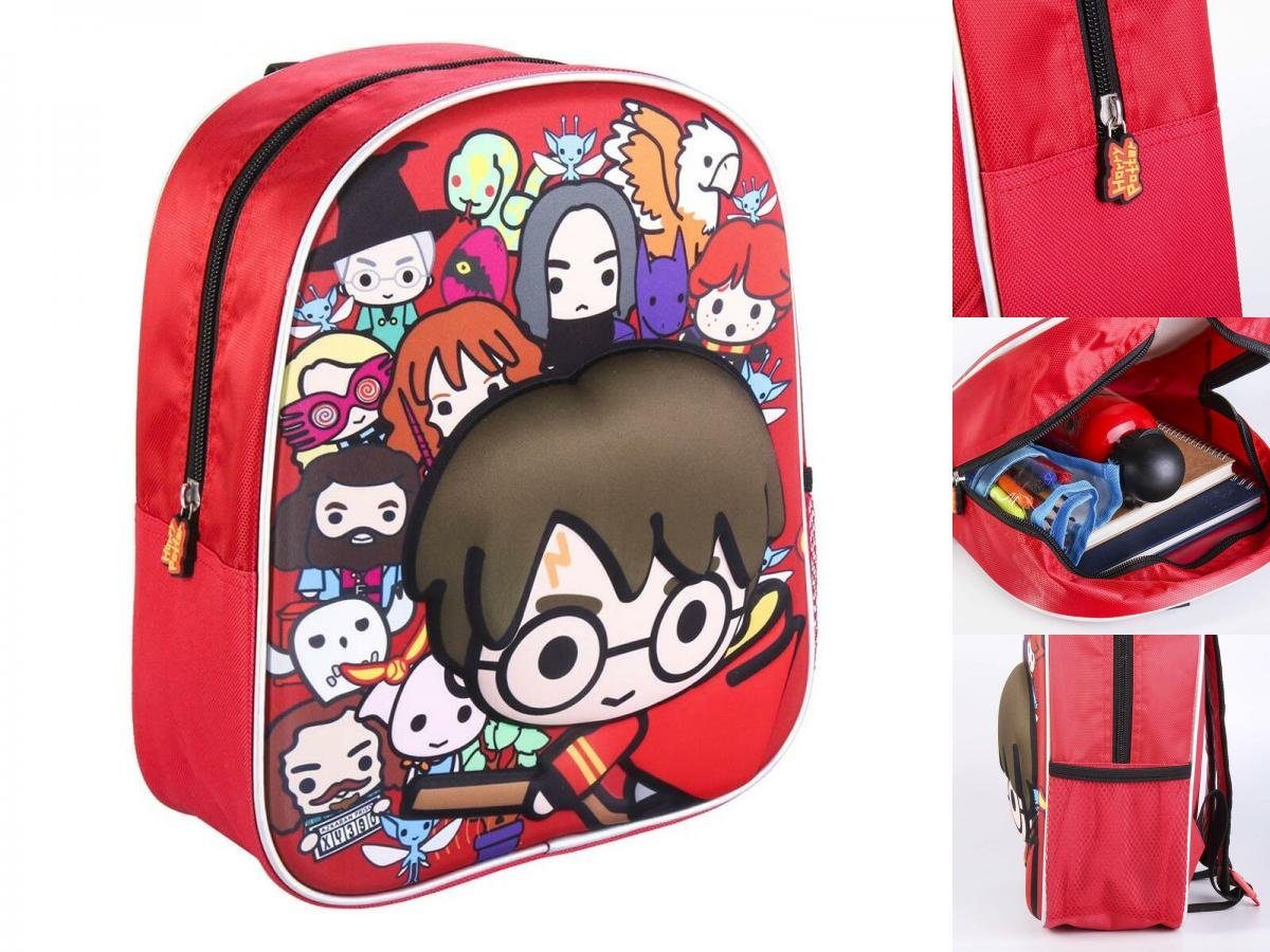 Harry Potter Rucksack Kinderrucksack 3D Harry Potter Rot 25 x 31 x 10 cm