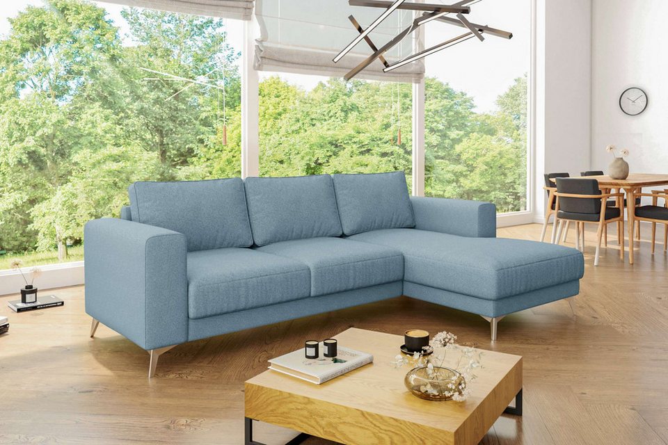 99rooms Ecksofa Aversa L Form Eckcouch Design