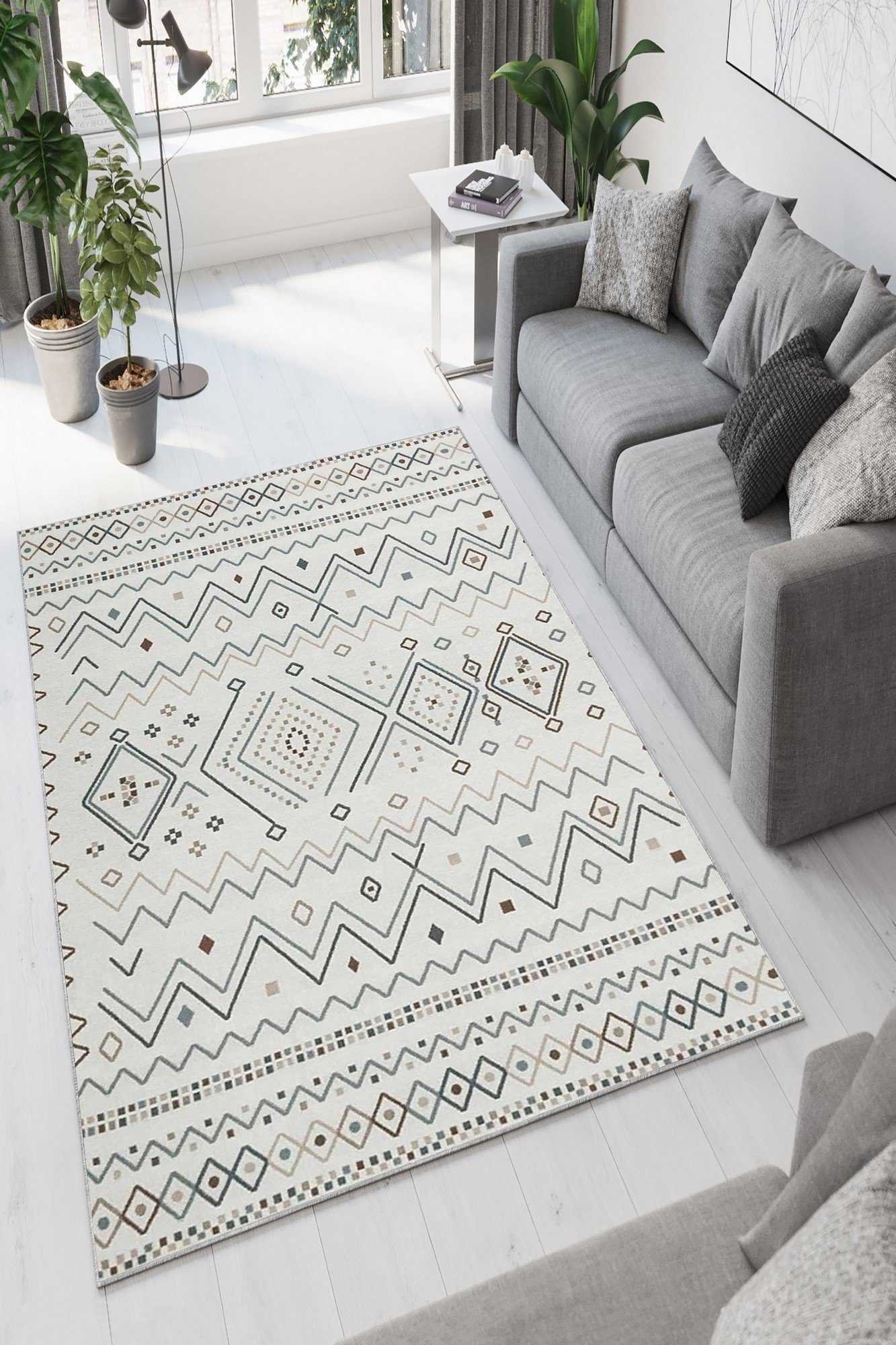 Teppich W1080 Hft Bunt 60 X 100 Cm 100 Polyester Conceptum Hypnose