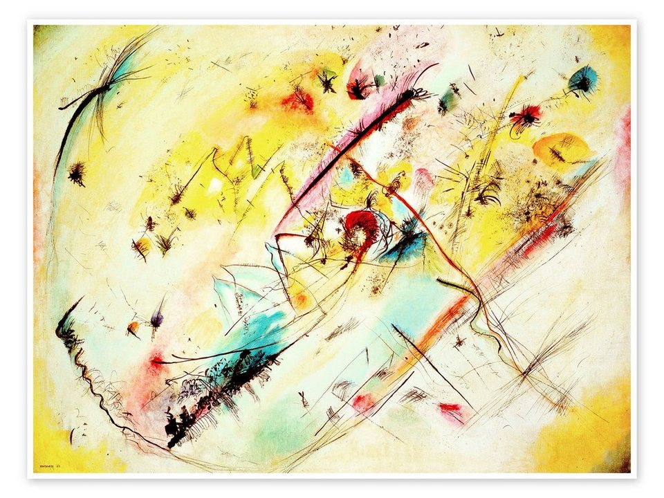 Posterlounge Poster Wassily Kandinsky Helles Bild Malerei