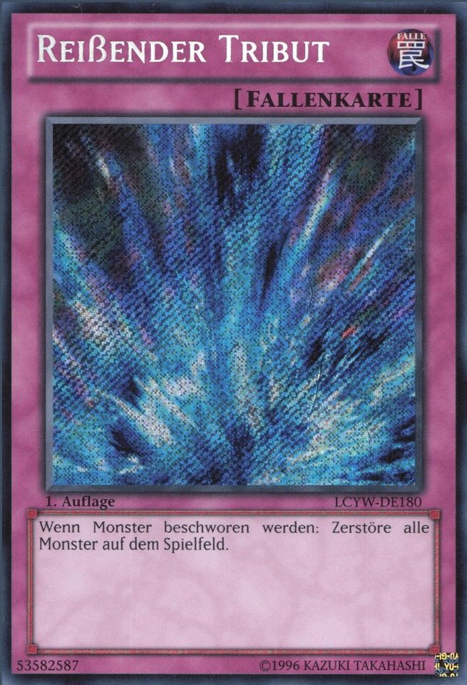 Recollectibles Sammelkarte Yugioh Karte Reißender Tribut Deutsch Yu Gi