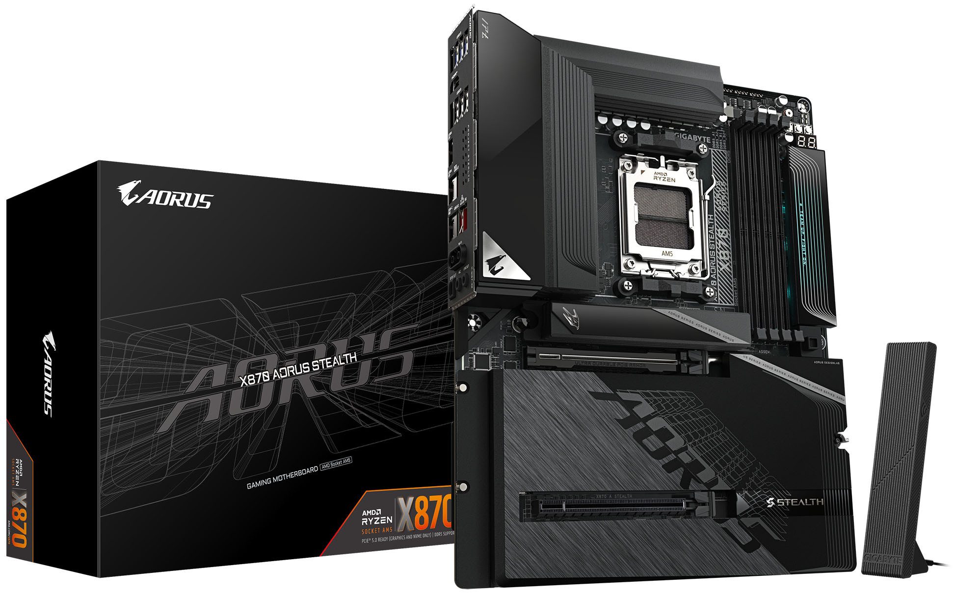 Gigabyte X870 Aorus Stealth Mainboard, Motherboard