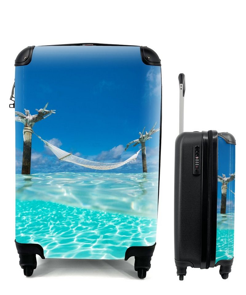 Muchowow Handgepäckkoffer Trolley Extra Leicht Sommer Meer
