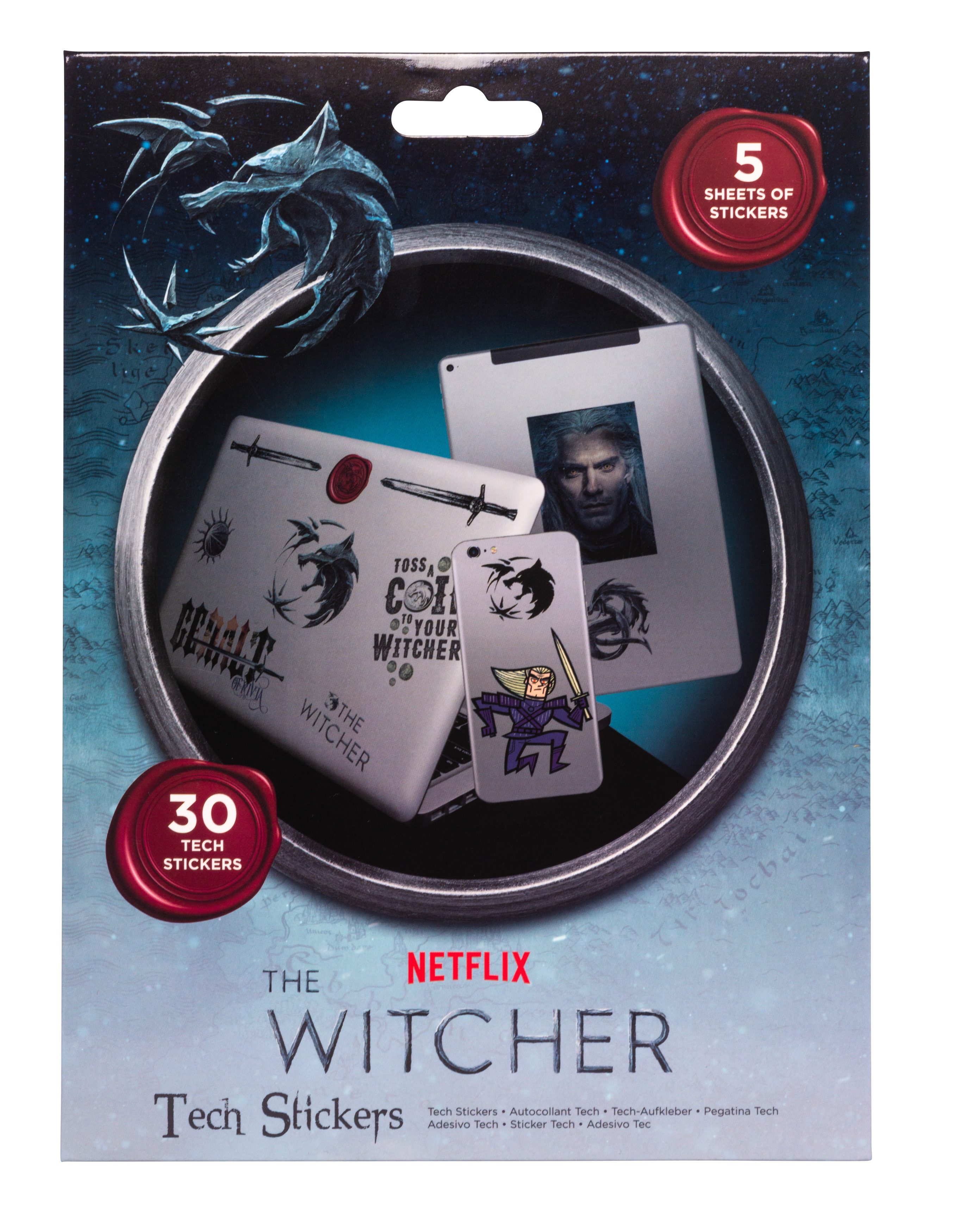PYRAMID Sticker Tech Sticker - The Witcher (NEU & OVP)