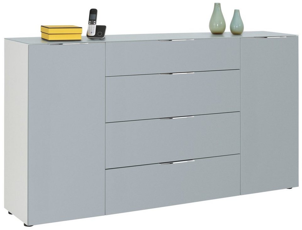 Möbelando Kommode 78193492 Bxhxt 180x99x40 Cm In Weiß Matt Glas