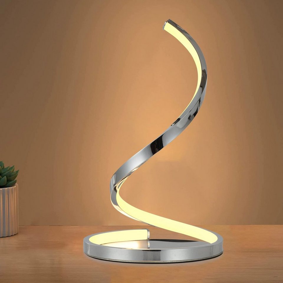 Jdong Led Tischleuchte 2 Stück Moderne 3000k Mit Weichem Licht Im