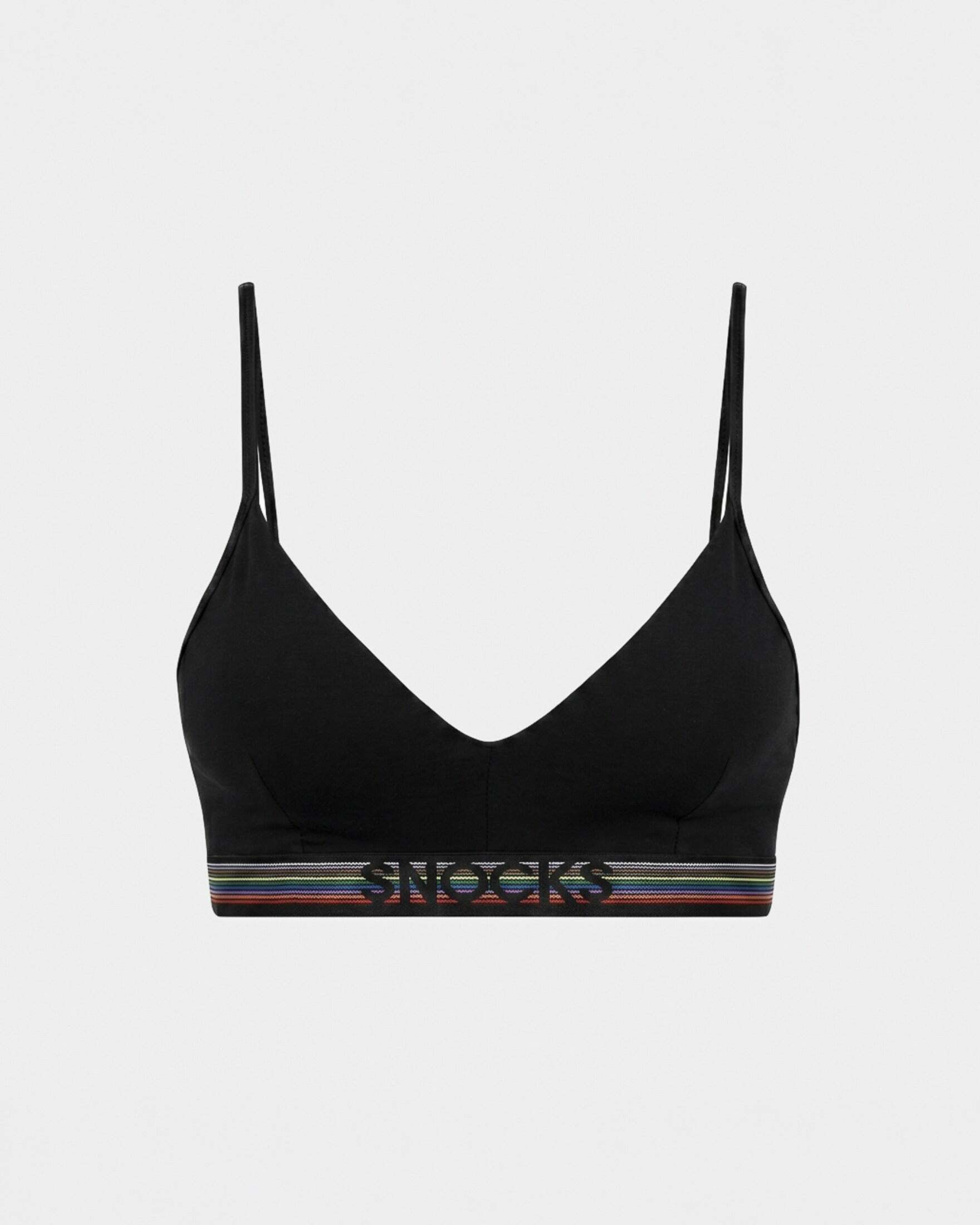 SNOCKS Bustier Soft-BH Damen Pride Edition (1-tlg) mit farbigem Bund ...