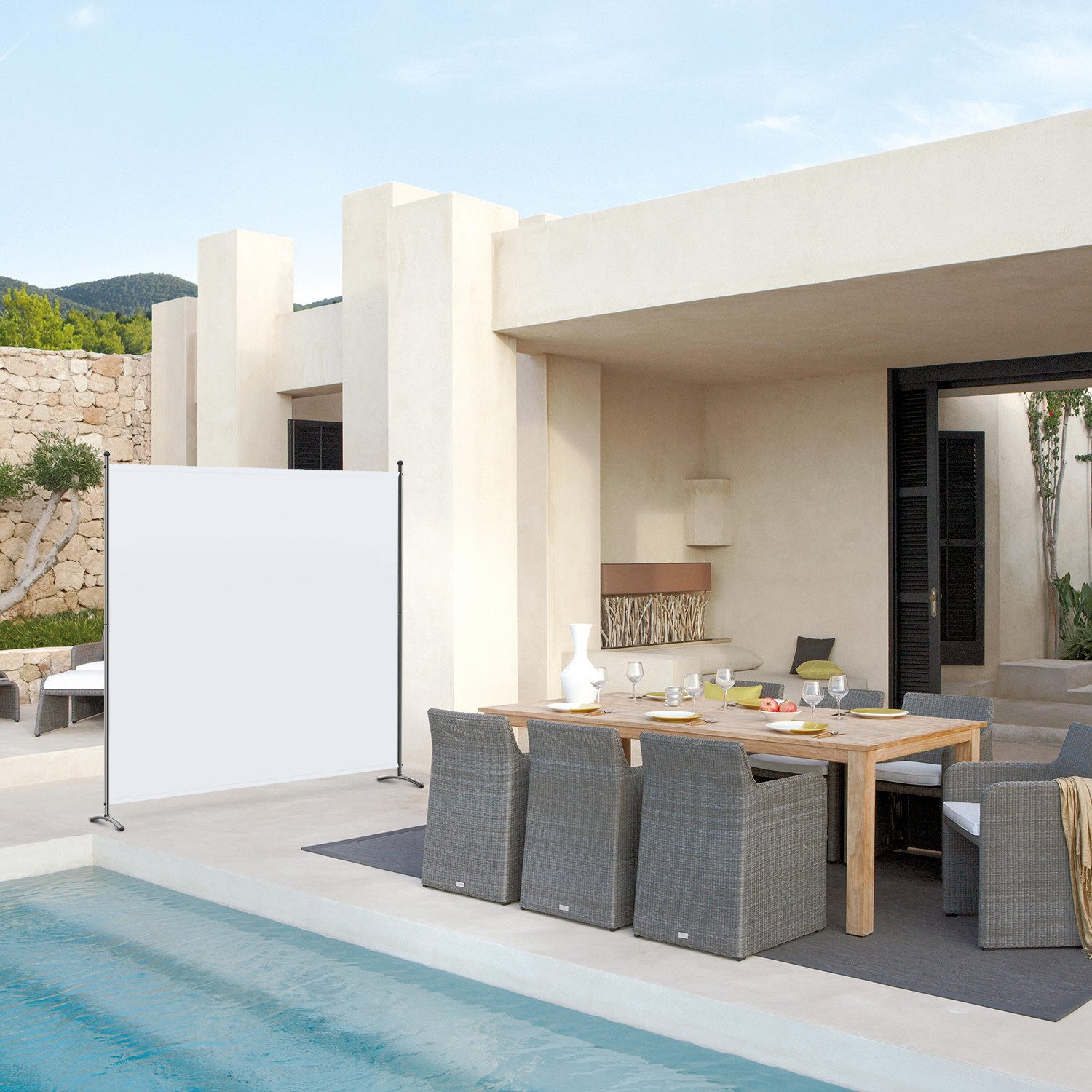 Paravent Balkon 180 Hoch