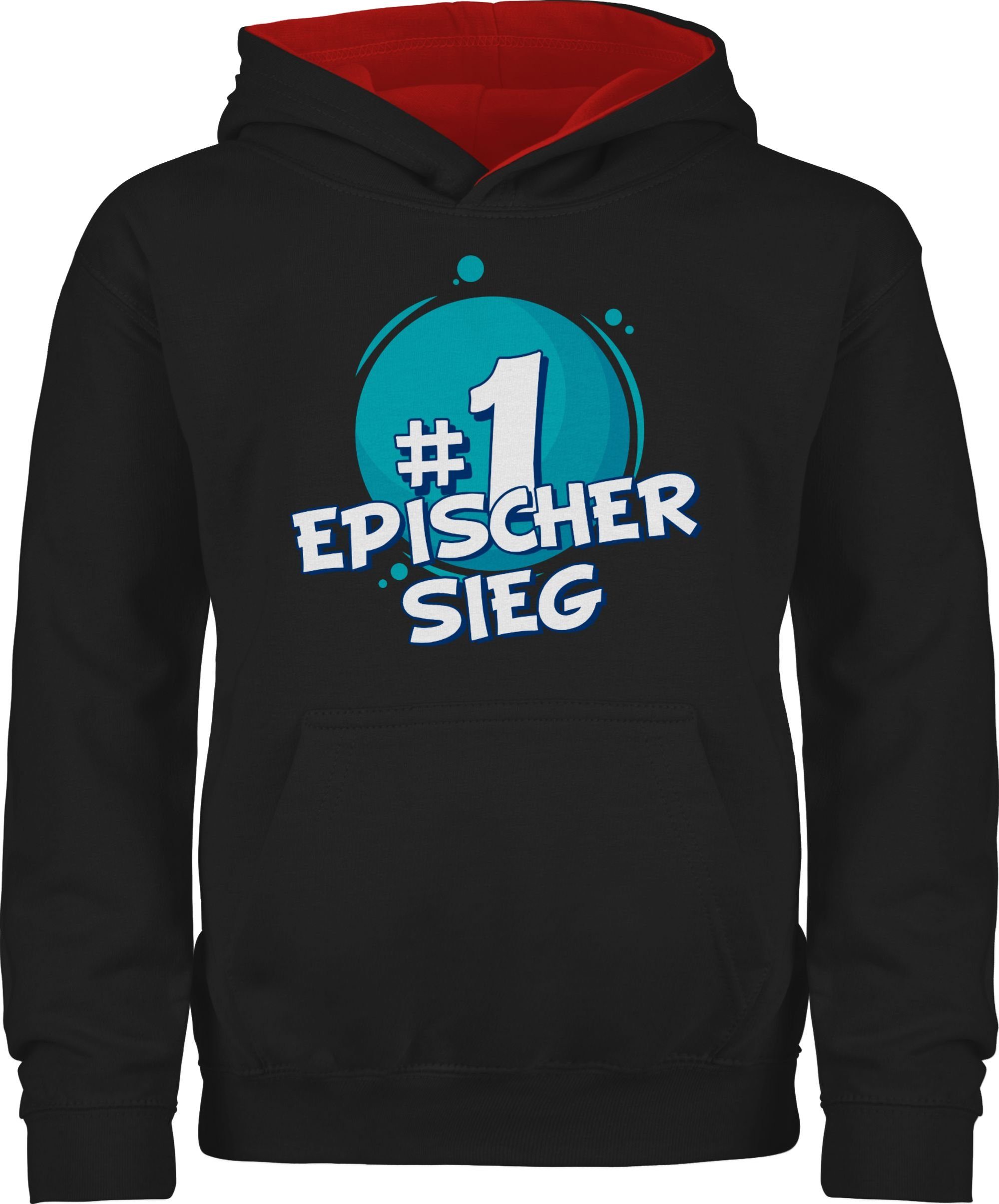 Shirtracer Hoodie Epischer Sieg, Geschenk für Gamer, Zocker Geschenk ...