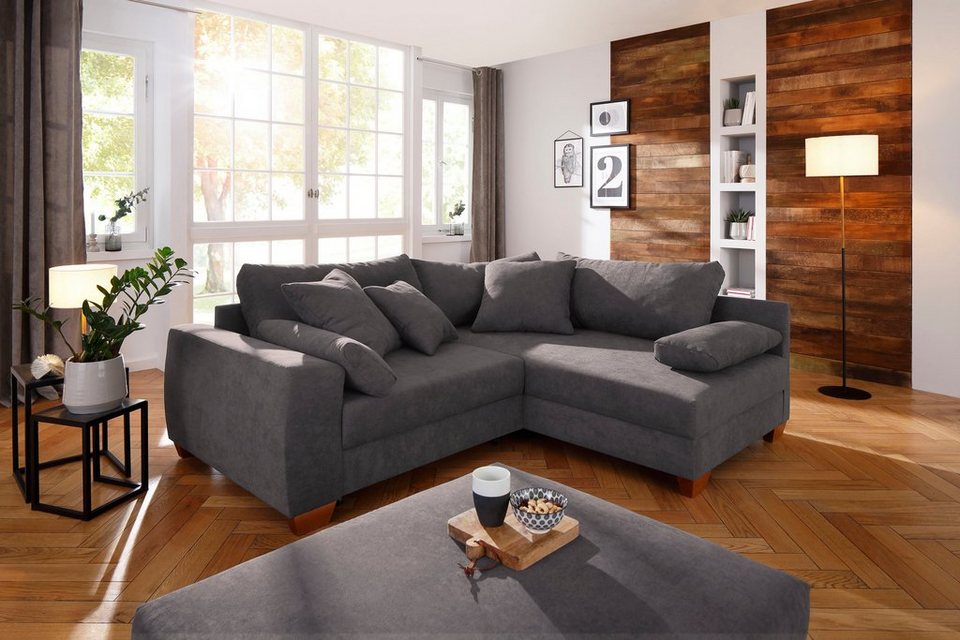 Home Affaire Ecksofa Helena Wahlweise Mit Bettfunktion Federkern