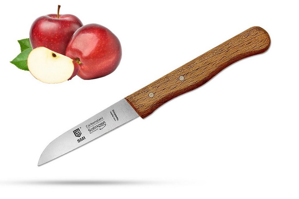 Smi Obstmesser Schälmesser Gerade Solingen Küchenmesser Carbonstahl