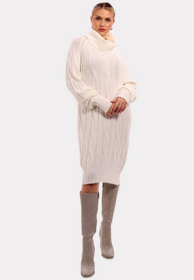 Yc Fashion And Style Strickkleid Rollkragen Strickkleid Kein Set