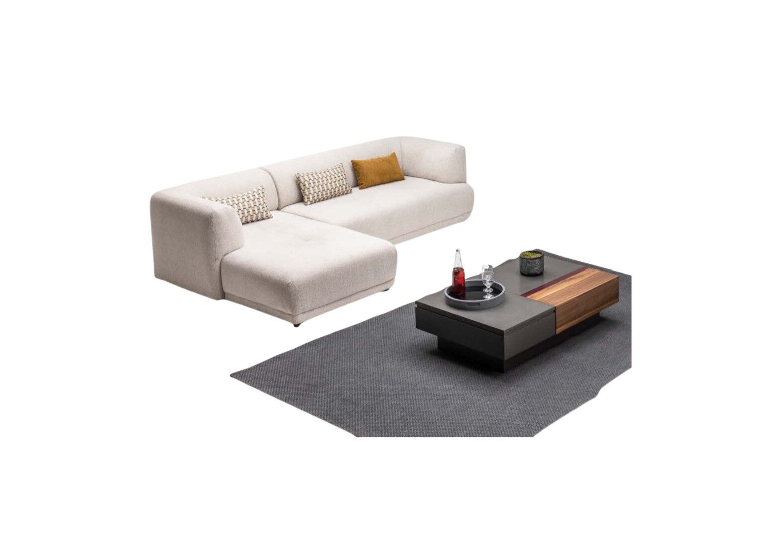 Jvmoebel Ecksofa Eckgarnitur Ecksofa L Form Stoffsofa Polstersofa Couch