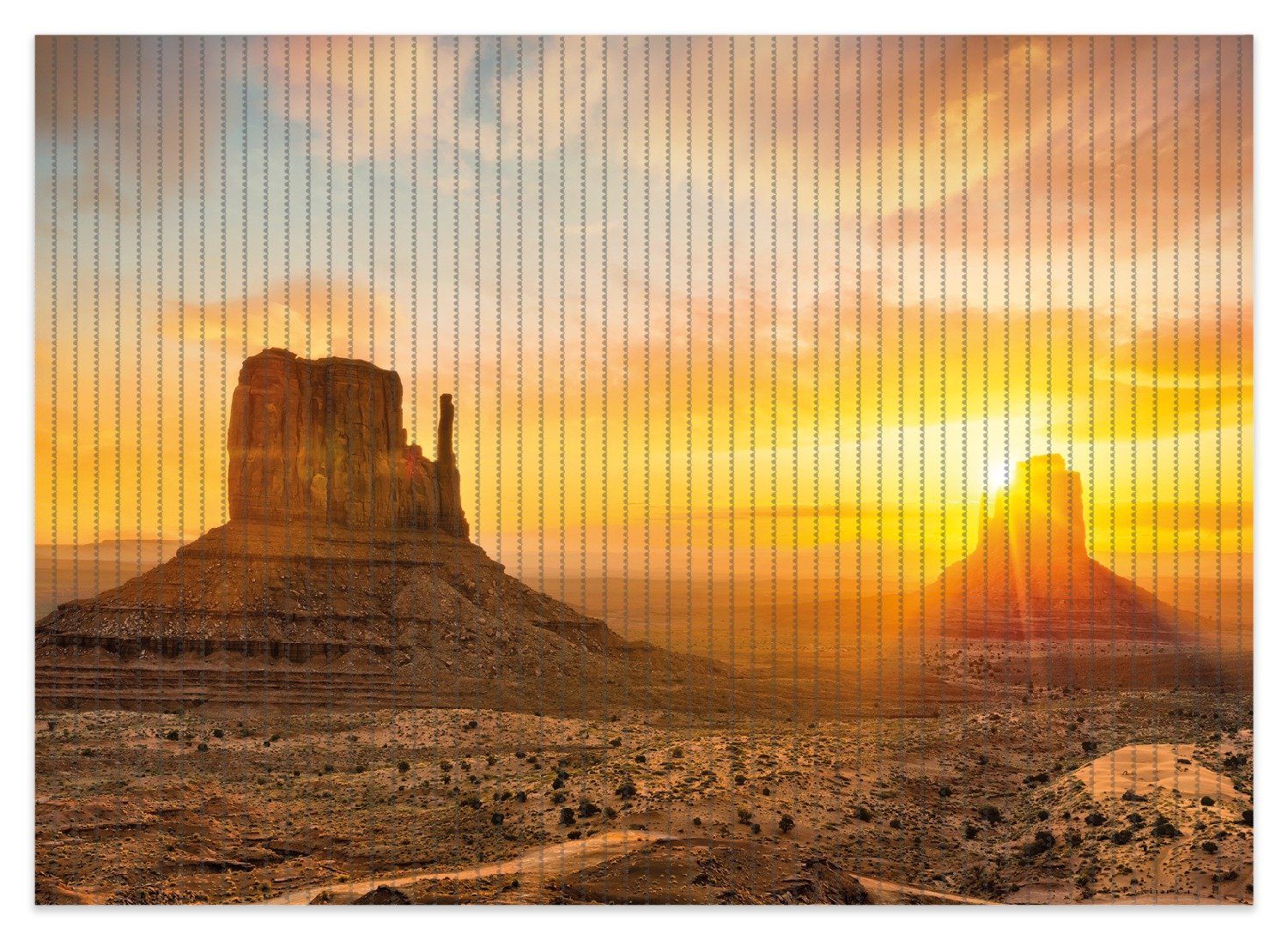 Wallario Schaum Badematte Monument Bei Sonnenuntergang Höhe 55 Mm