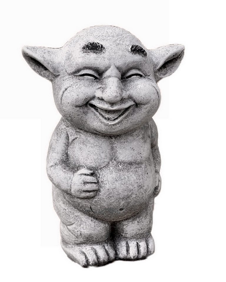 Stone And Style Gartenfigur Steinfigur Troll Charles Die Augenbraue