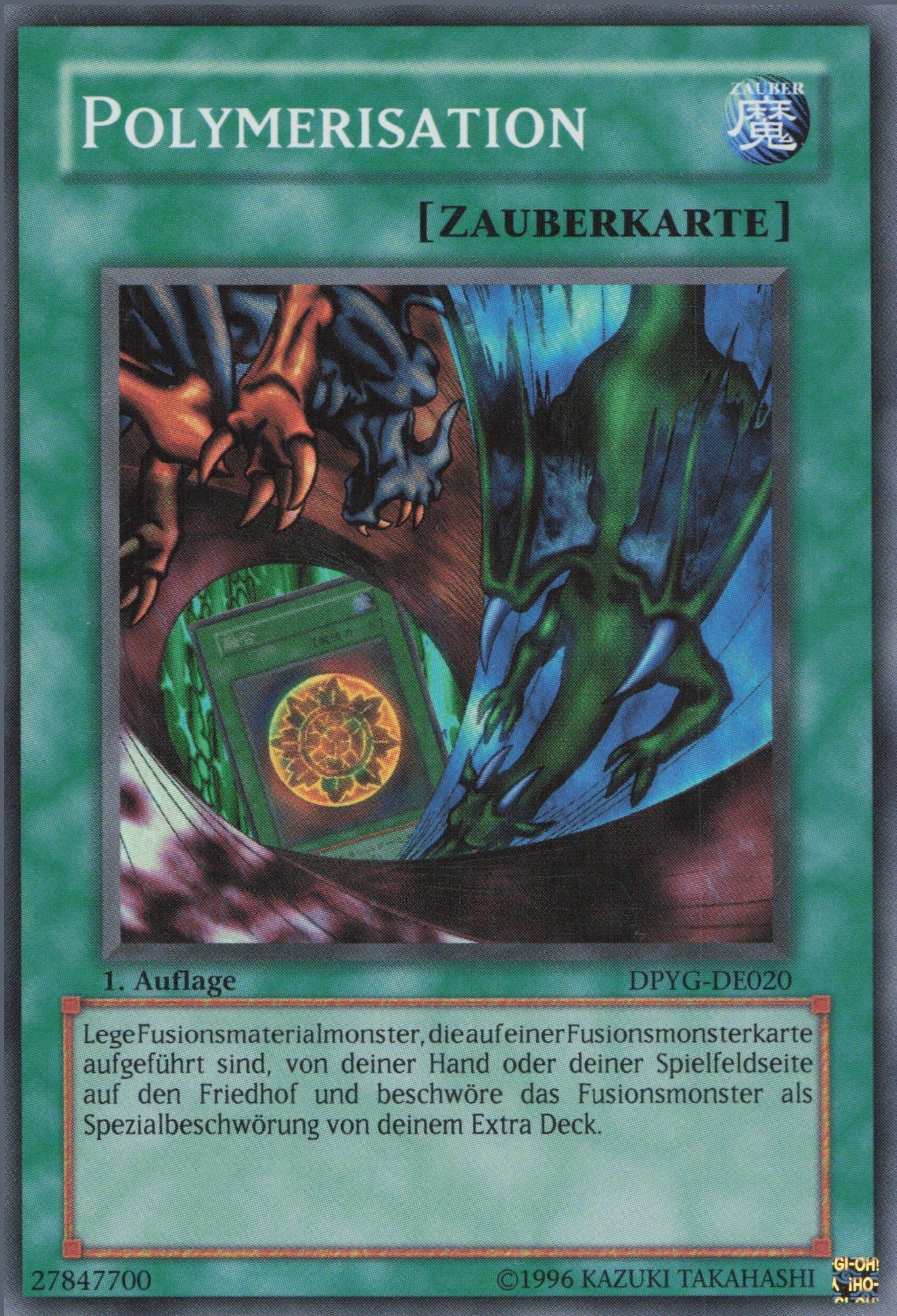 ReCollectibles Sammelkarte YuGiOh Karte Polymerisation deutsch, Yu-Gi-Oh! Karte DPYG-Italian020 ...
