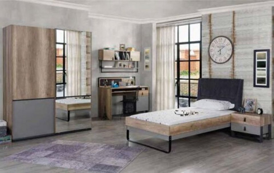 Jvmoebel Jugendzimmer Set Komplett Jugendzimmer Set Tisch Bett