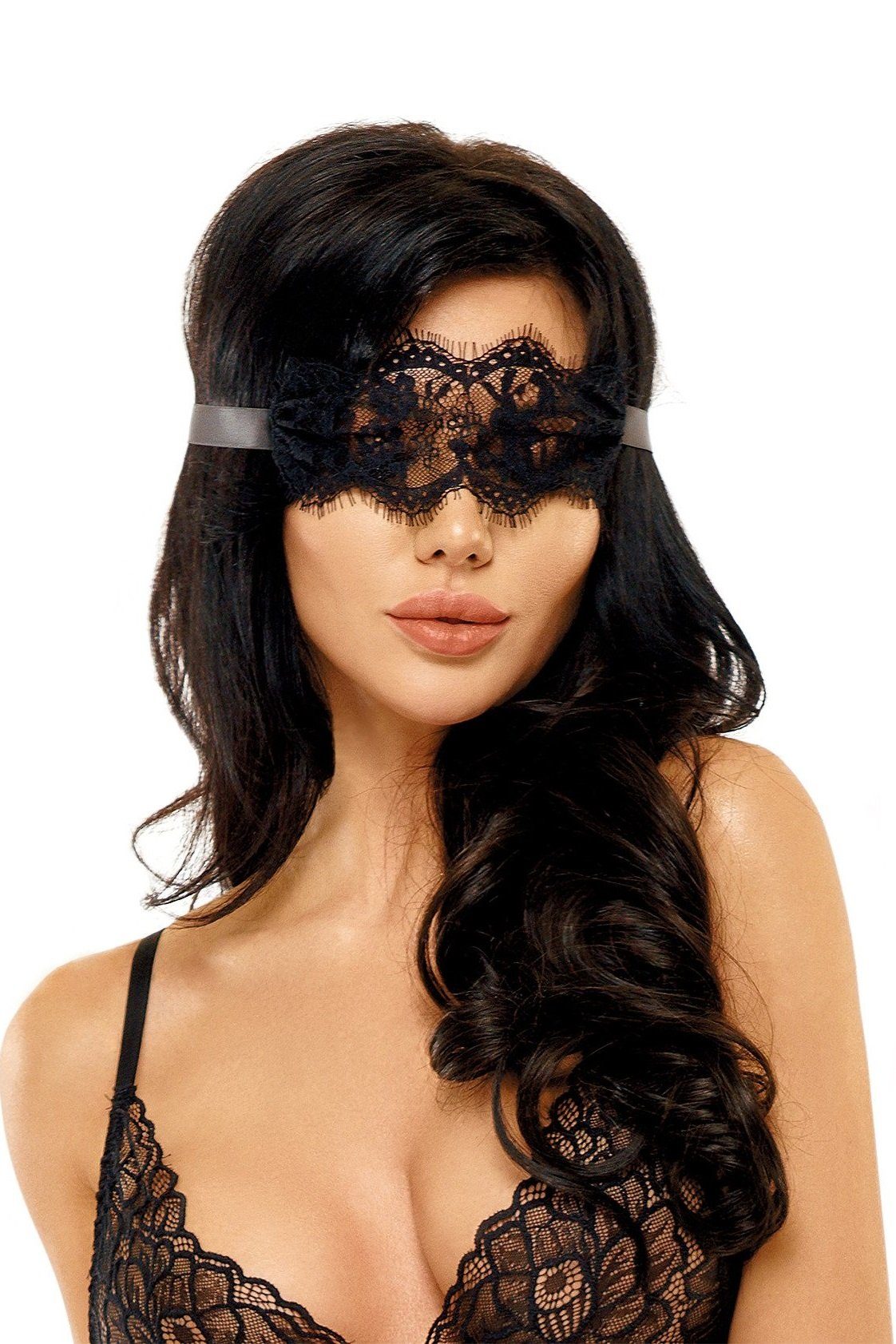 Beauty Night Fashion Erotik-Maske »Maske Eve schwarz aus Spitze mit ...
