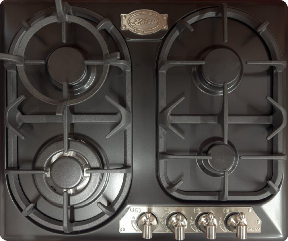 Kaiser Küchengeräte Gas Kochfeld 60 Cm Silber Einbau Gaskochfeld 4
