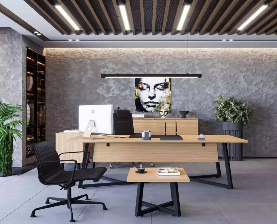Jvmoebel Schreibtisch Modernes Büro Set Schreibtisch Couchtisch