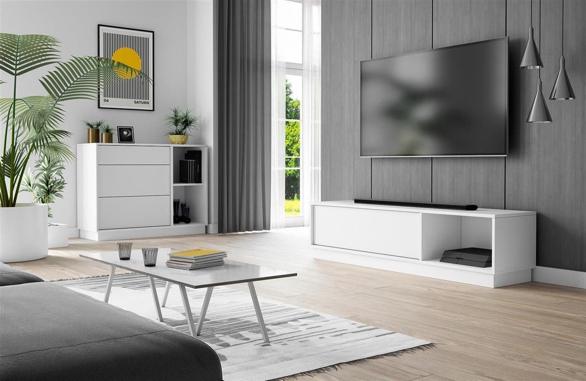 Vivente Möbel Wohnzimmer Set Frame Best Aus Sideboard Lowboard