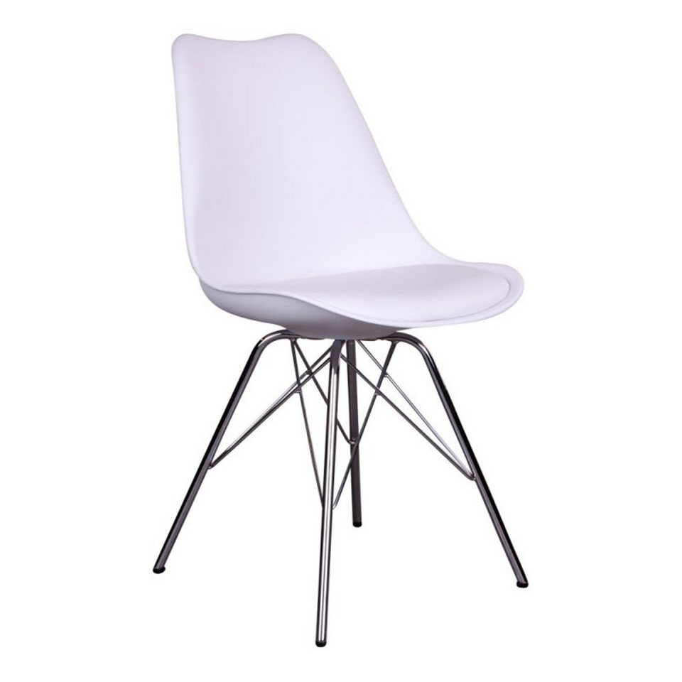 ebuy24 Esszimmerstuhl »2er Set Olav Schalenstuhl in weiß mit ... ebuy24 Esszimmerstuhl »2er Set Olav Schalenstuhl in weiß mit ...