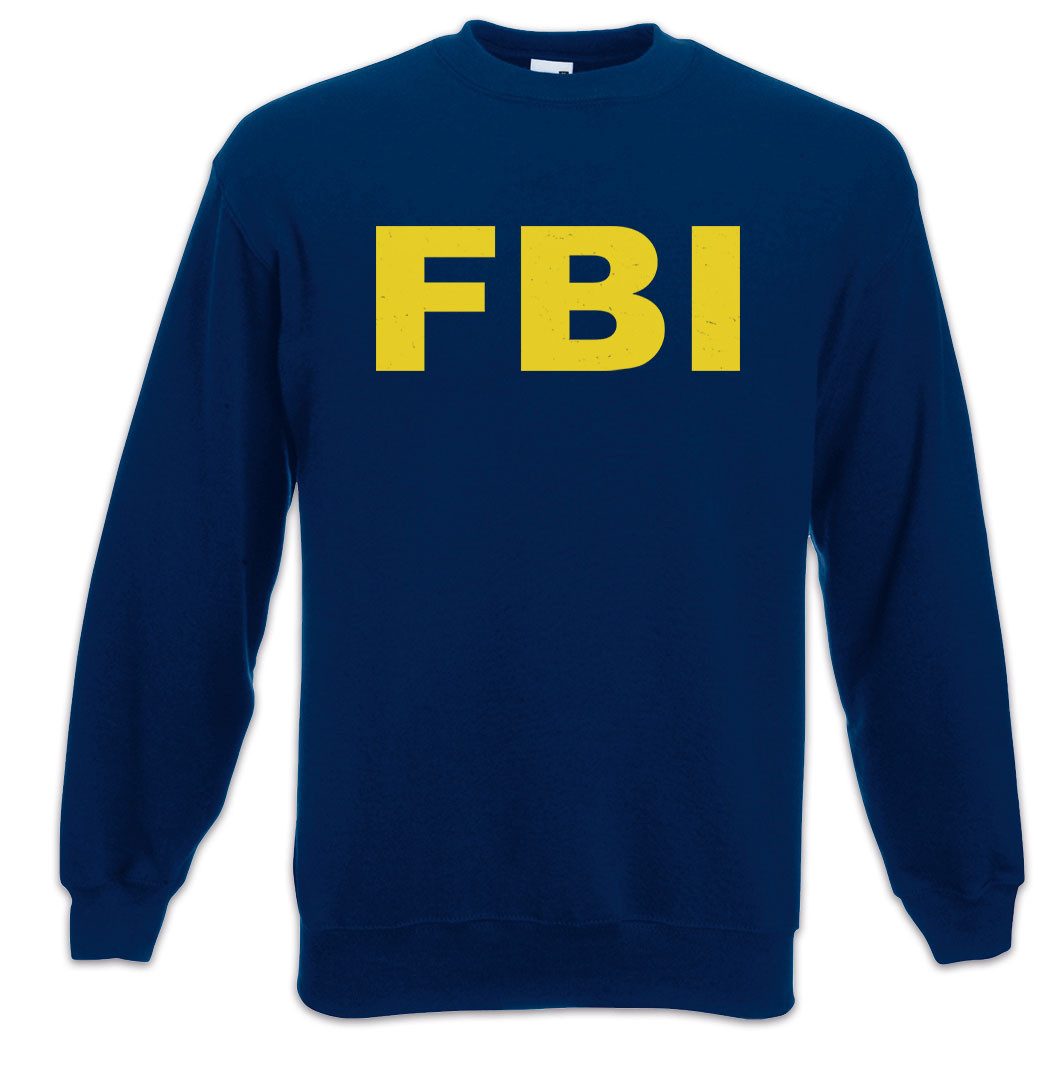 Urban Backwoods Sweatshirt FBI Kostüm Sweatshirt Fasching Logo Karneval ...