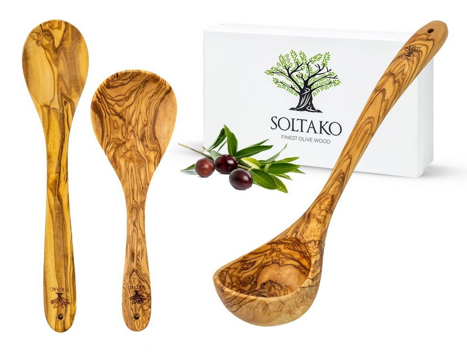 Soltako Kochbesteck Set The Eintopf Lover 2 Tlg Kochlöffel Und