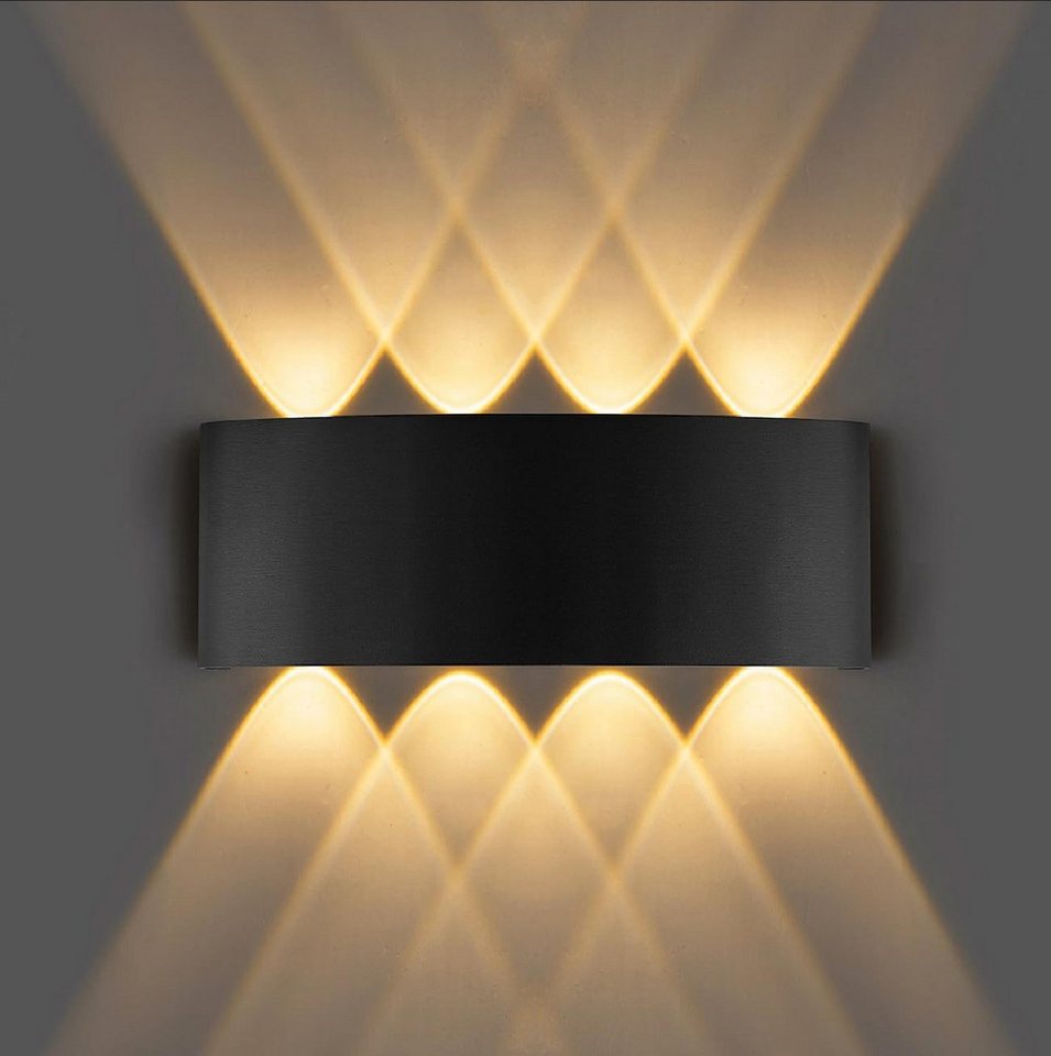 Blingbin Led Außen Wandleuchte Aluminium Wandlampe Up Down