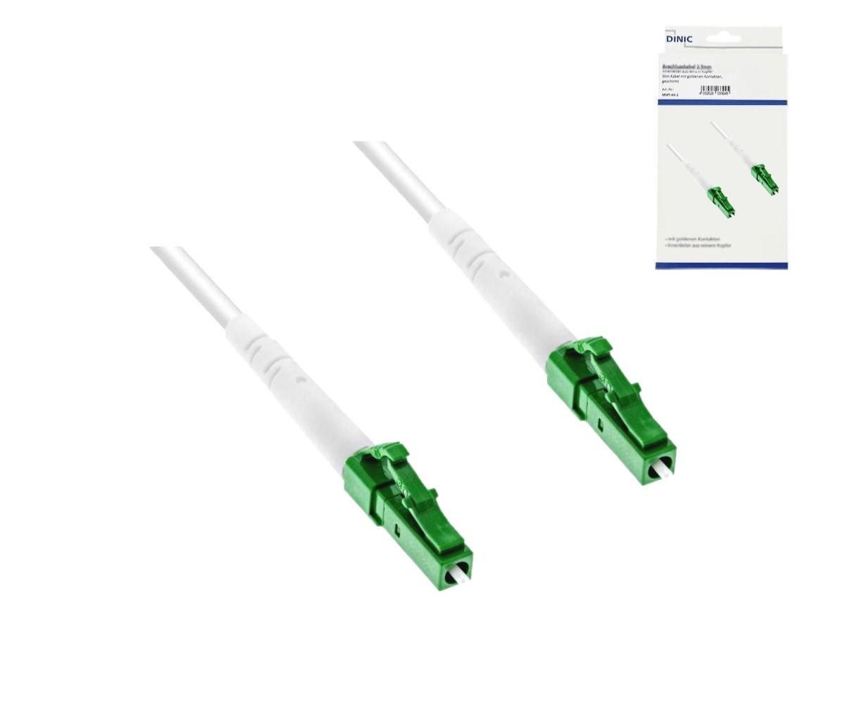 DINIC DINIC Anschlusskabel für Glasfaser-Router, LCA-LCA, Simplex, OS2 ...