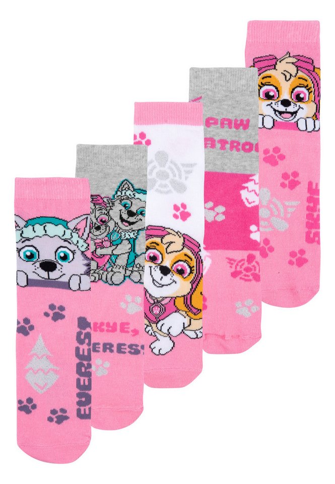 United Labels® Socken Paw Patrol Socken Für Mädchen Sneaker Söckchen