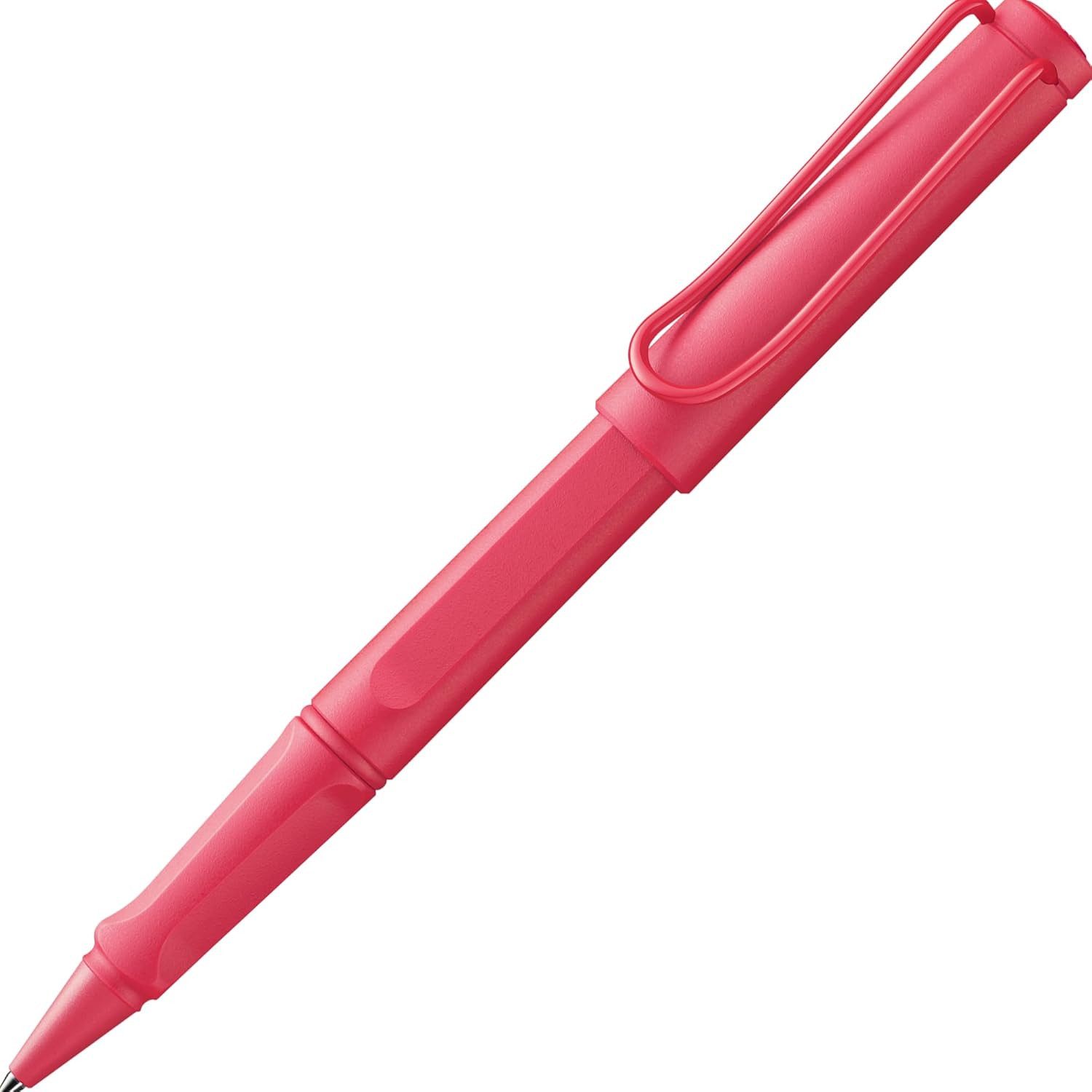 LAMY Tintenroller safari, Zeitlos moderner Tintenroller mit Tintenrollermine LAMY M 63 M ...